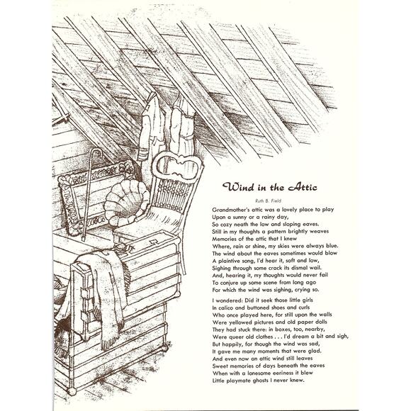 None and/or Unknown | Other | Wind In The Attic Ruth B Field 97s Poem ...